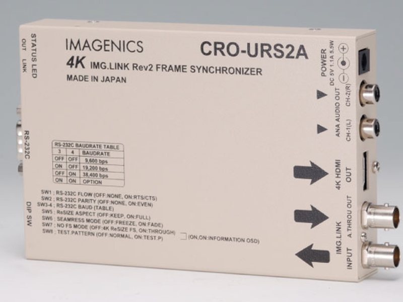 IMAGENICS イメージニクス CRO-URS2A 4K映像対応 HDMI信号同軸延長器・受信器 送料無料! | ワタナベ楽器店 ONLINE SHOP